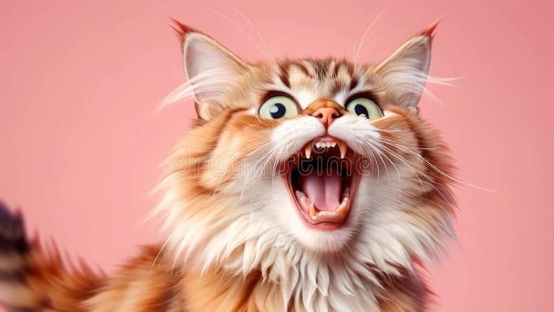 The Cat is Surprised and Indignant, Expresses Disagreement, Refusal and ...