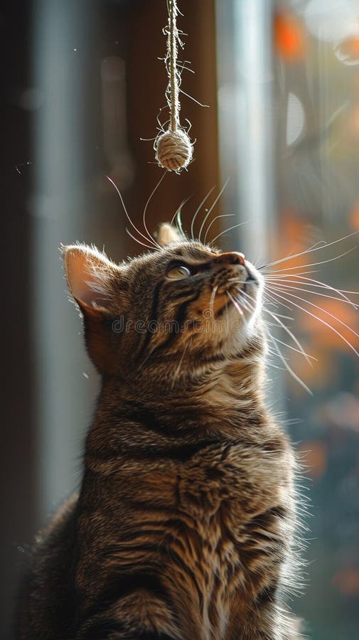 Cat Toy from Everyday Objects, Budget-friendly Pet Ideas, Close Up ...