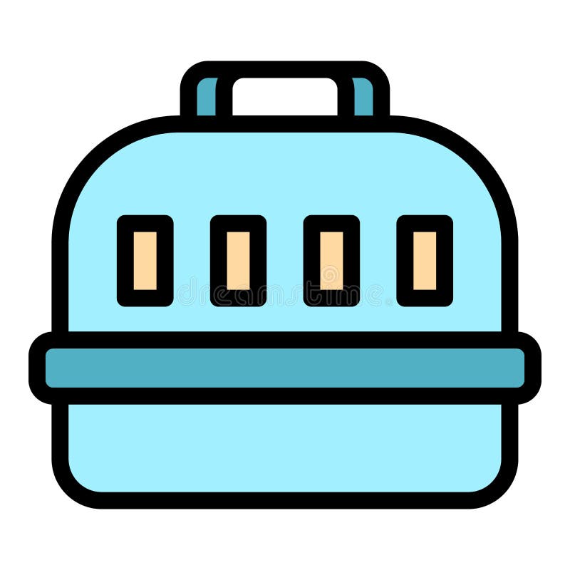Cat Transporter Icon Color Outline Vector Stock Vector - Illustration ... Cat Transporter Icon Color Outline Vector Stock Vector - Illustration ...