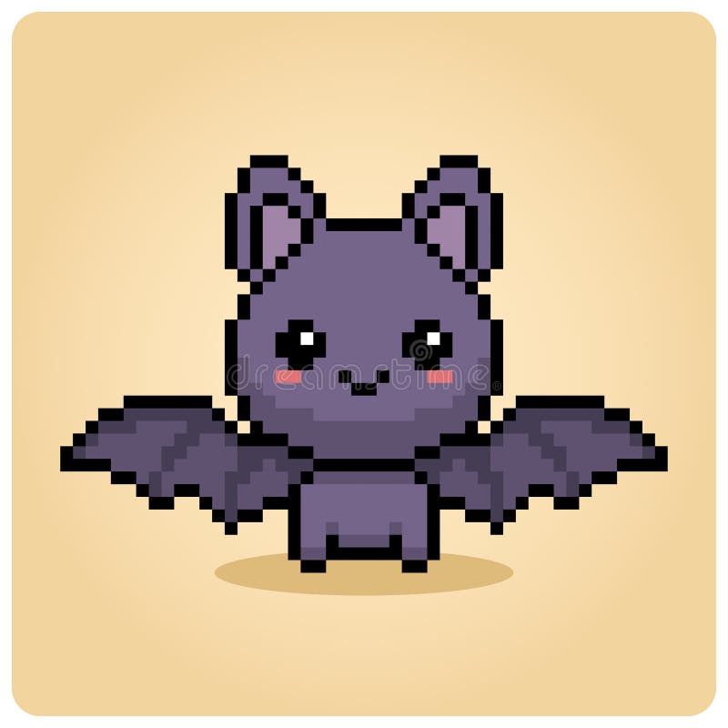 Vector Pixel Art Bat Night Stock Illustrations – 53 Vector Pixel Art ...