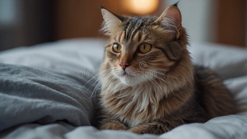 A Cat Using a Thermometer Isn& X27;t Sick Using a Cold, Flu, Fever in ...