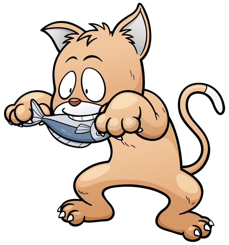 Cat and rat stock vector. Illustration of nose, happy - 65405027