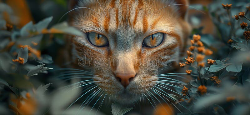 Cat wallpaper. Cat poster stock illustration. Illustration of banner ...