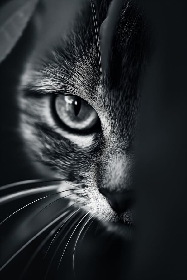 Cat wallpaper. Cat poster stock illustration. Illustration of magazine ...