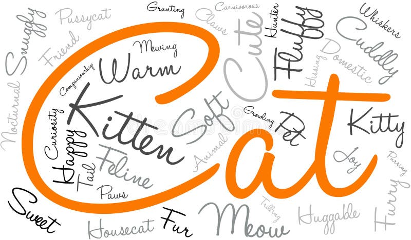 Cat Word Cloud Stock Illustrations – 303 Cat Word Cloud Stock ...