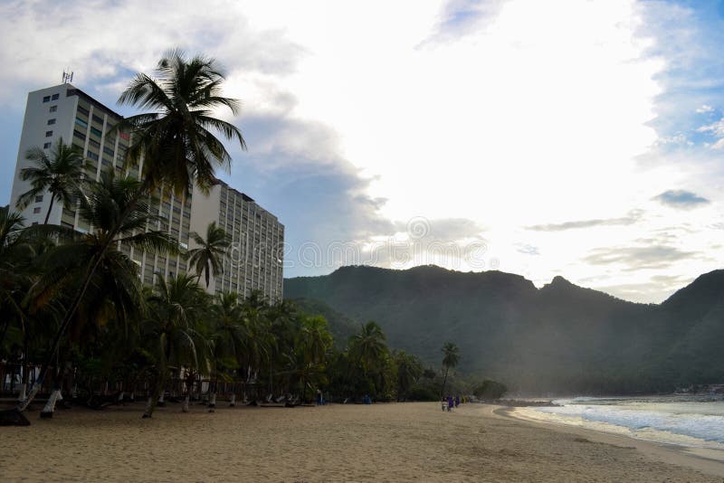 Cata beach stock image. Image of beach, caribe, cata - 75541541