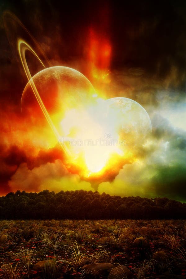 Cataclysm stock image. Image of flare, delusion, color - 25703809