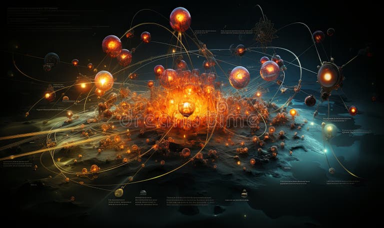 Cataclysmic Explosion of a Planet Stock Image - Image of stars ...