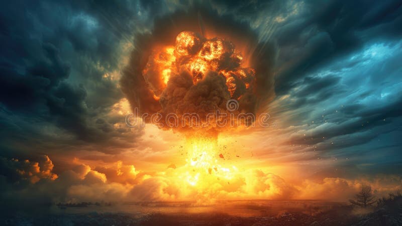 Cataclysmic Nuclear Explosion Transforms Day or Night into an Ominous ...