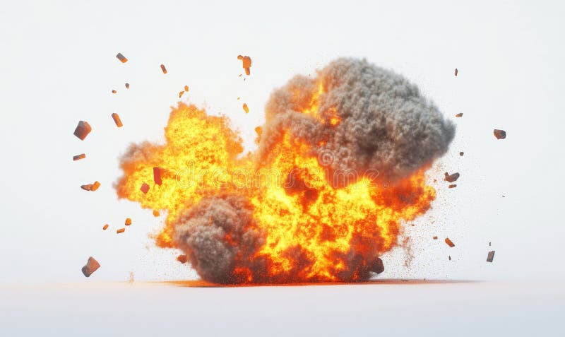 A Cataclysmic Occurrence in Space Featuring Blazing Explosions and a ...