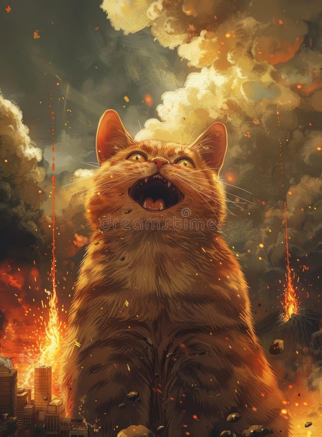 The Cataclysmic Rise of the Ginger Giant Generated Using AI. Stock ...