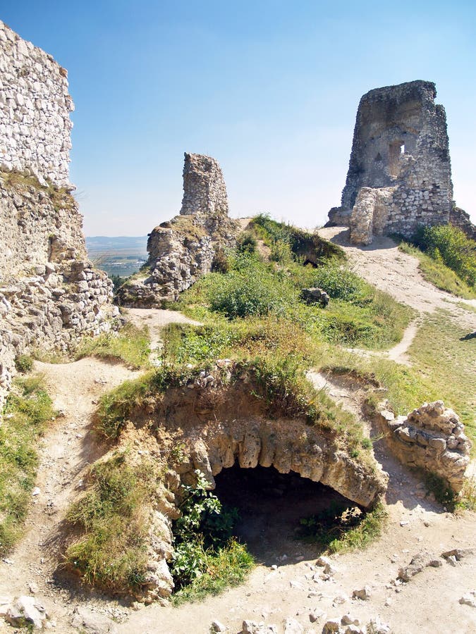 Catacombs of the Castle of Cachtice Stock Image - Image of catacombs ...