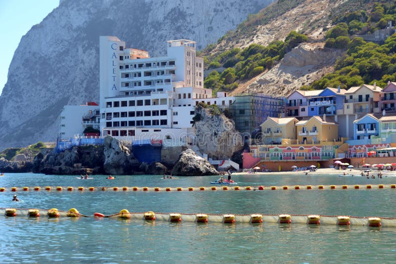 Catalan Bay Gibraltar, 2020 Editorial Photography - Image of weather ...