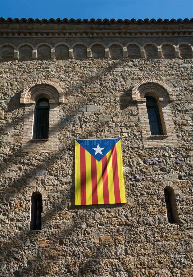 Catalan flag, Spain stock photo. Image of catalonia, estelada - 64406866