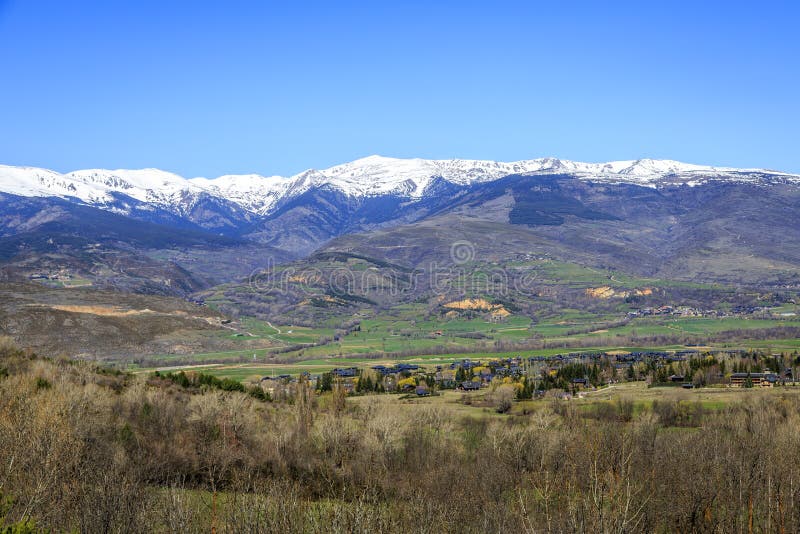 Catalan Pyrenees valley stock photo. Image of hill, catalonia - 38761118