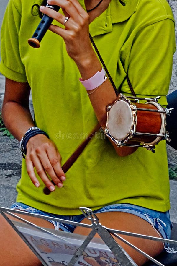 Catalan Spanish Street Music Stock Image - Image of street, singer ...