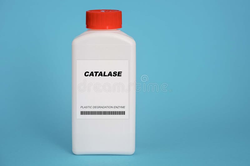Catalase. Sample of Plastic-Eating Microbial Enzyme Stock Photo - Image ...