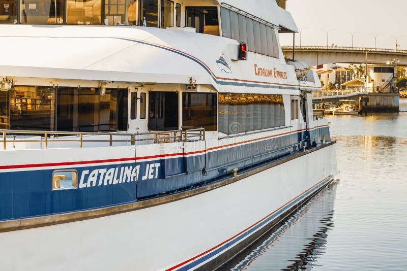 Catalina Express Long Beach, Kalifornien Redaktionell Fotografering för ... Catalina Express Long Beach, Kalifornien Redaktionell Fotografering för ...