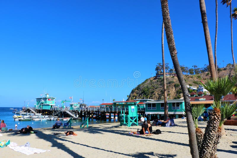 Catalina Island editorial image. Image of beach, relaxing - 129391140