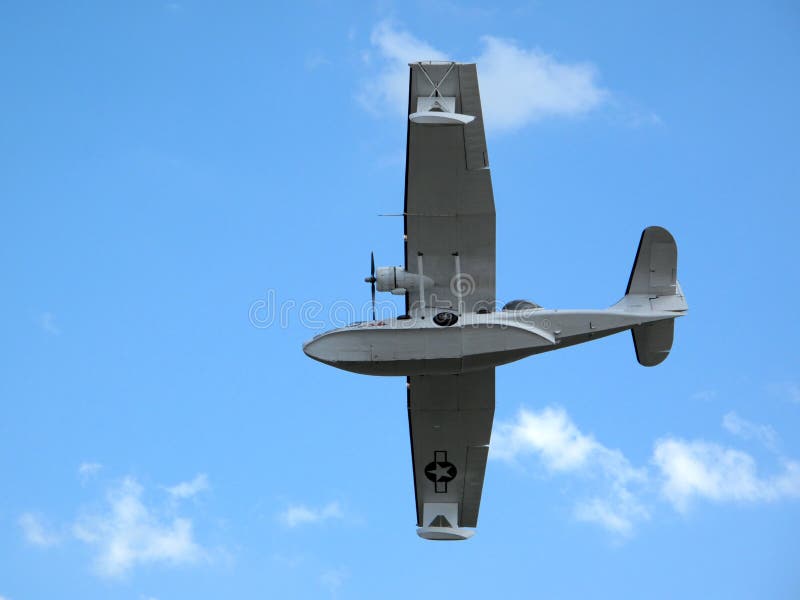 Catalina Seaplane Flying Over Editorial Photography - Image of catalina ...