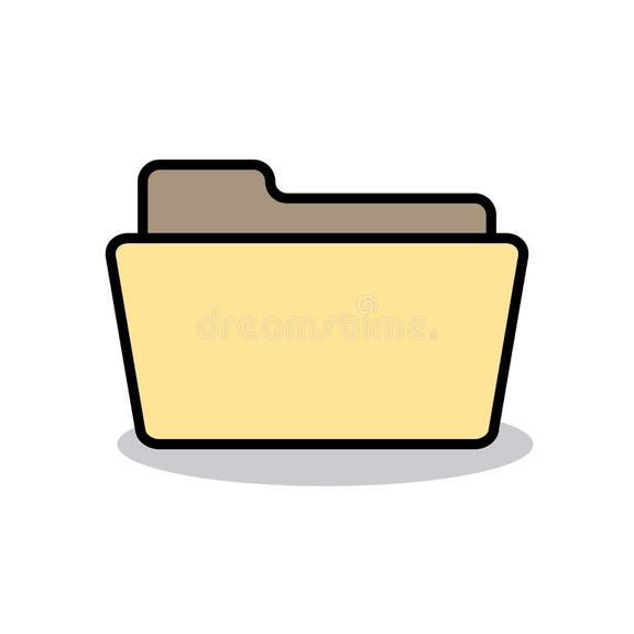 Catalog Directory Document Documents File Folder Open Icon Stock Vector ...