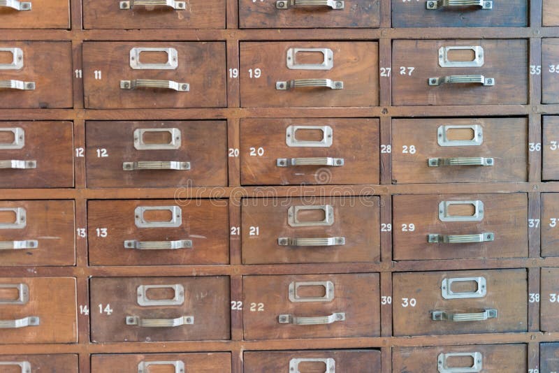 Catalog file cabinets stock image. Image of datum, directory - 94903705