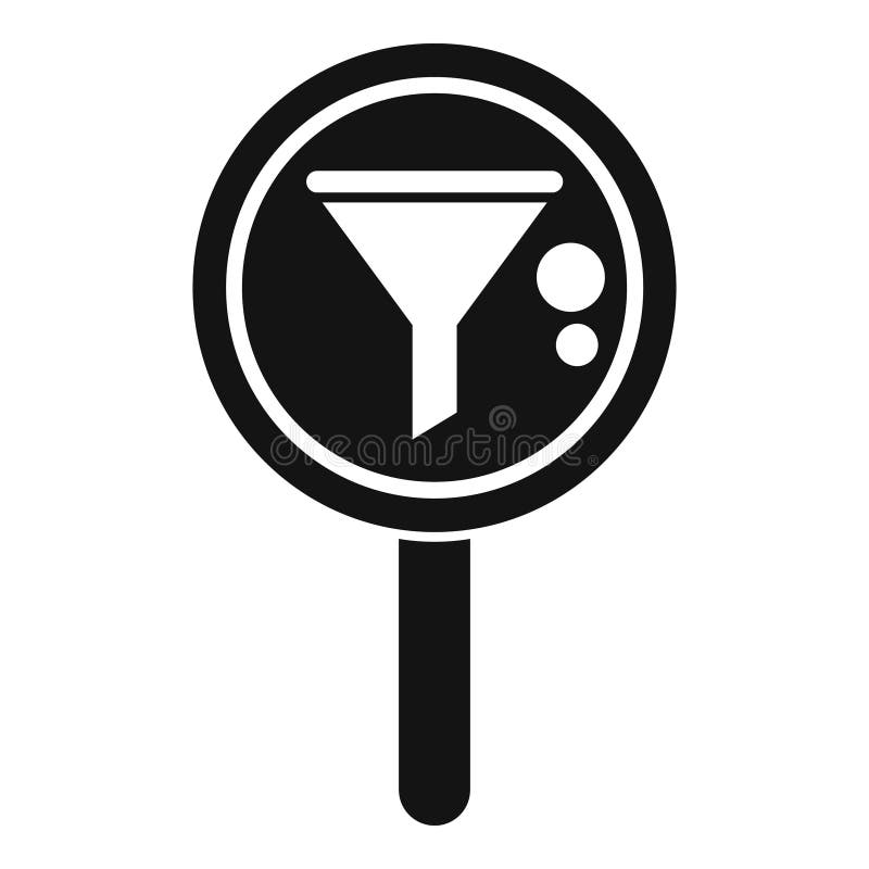 Catalog Filter Icon Simple Vector. App Web Leak Stock Illustration ...