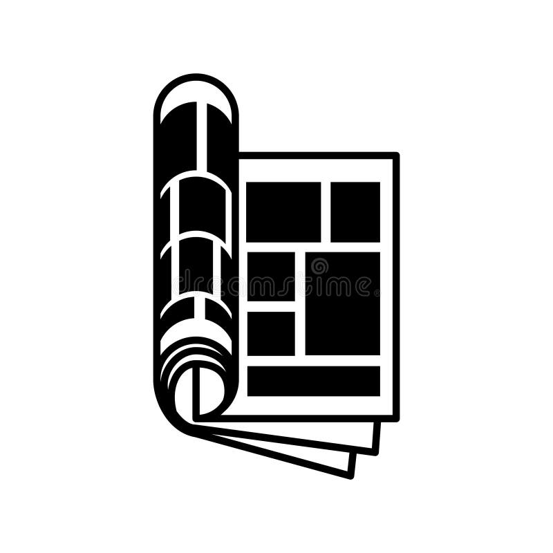 Catalog Icon, Illustration, on White Background Stock Vector ...