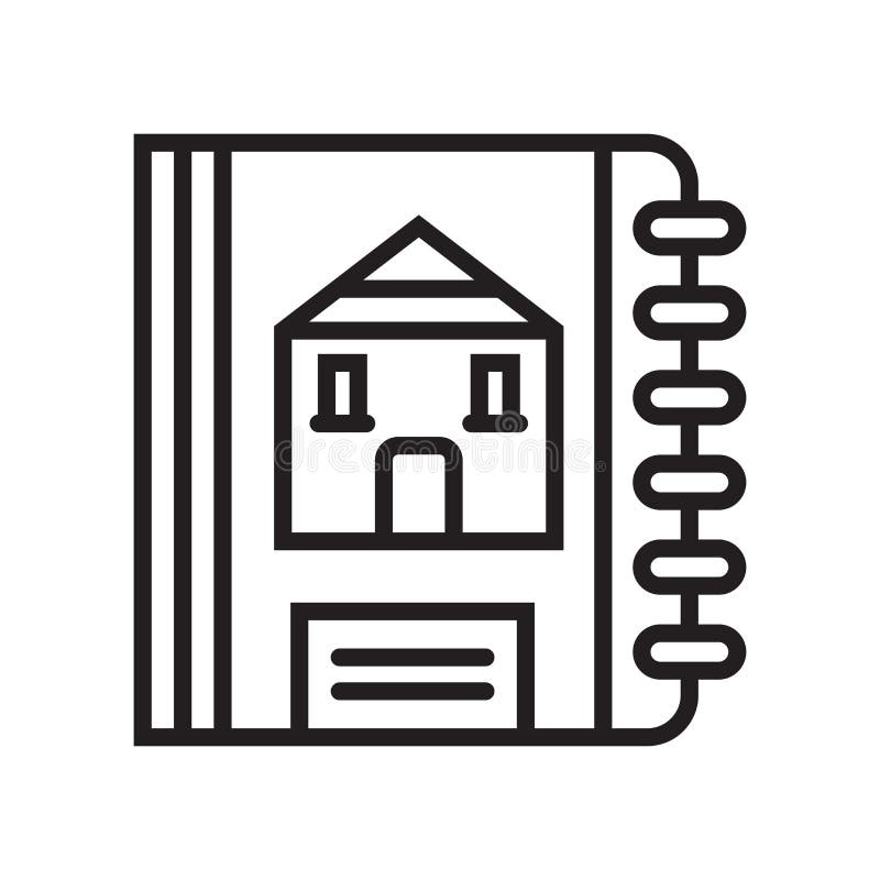 Catalogue Icon Vector Sign And Symbol Isolated On White Background ...