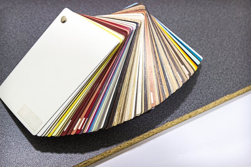 Catalog of Samples of Materials. Finishing Material. Stock Photo ...