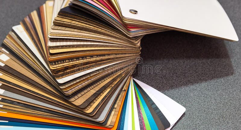Catalog of Samples of Materials. Finishing Material. Stock Image ...