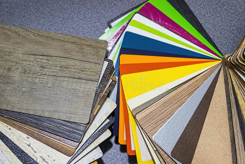 Catalog of Samples of Materials. Finishing Material. Stock Photo ...