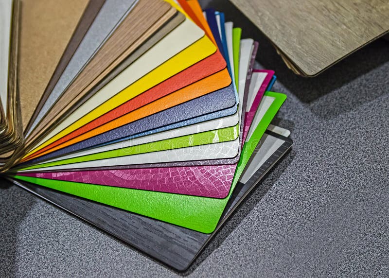 Catalog of Samples of Materials. Finishing Material. Stock Image ...