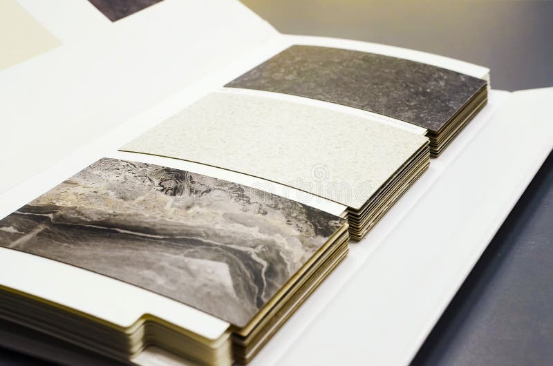 Catalog of Samples of Materials for Repair Stock Photo - Image of ...