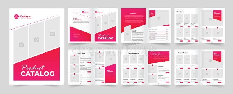 Catalog Template Design or Catalogue Layout. Stock Vector ...