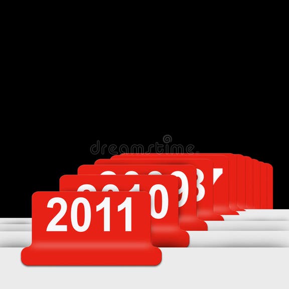 Catalog of years stock illustration. Illustration of flyer - 16574524