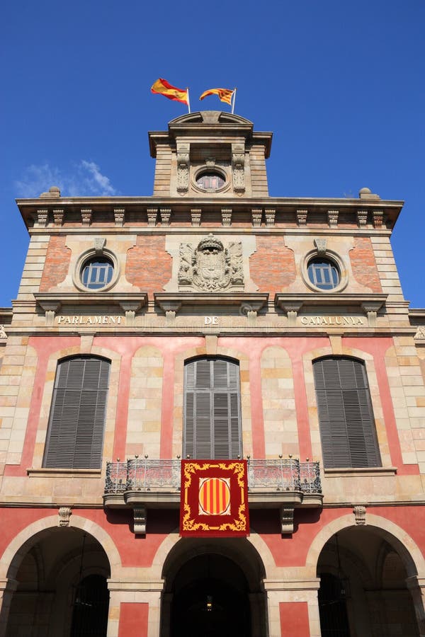 Barcelona - Parliament of Autonomous Catalonia. Stock Photo - Image of ...
