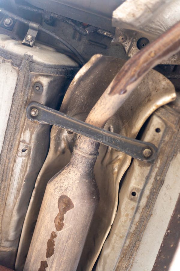 Catalyst or Silencer or the Car Exhaust System Stock Photo - Image of ...