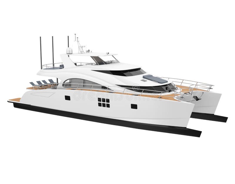 Catamaran Boat Silhouettes Vector Stock Vector - Illustration of dock ...