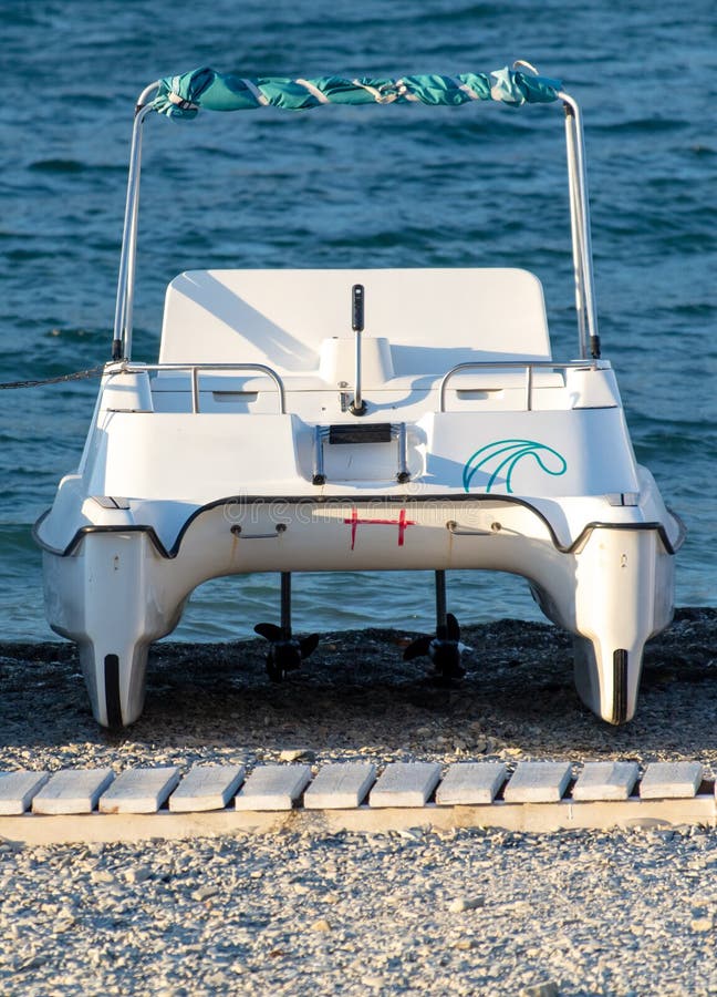 Catamarans Stand on the Seashore Stock Image - Image of travel ...