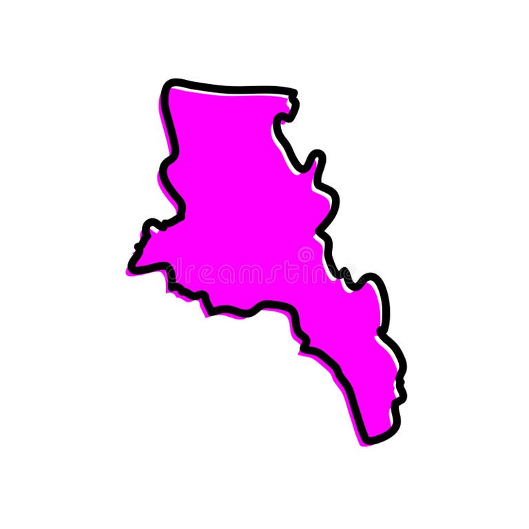 Catamarca State Map in Vector Form. Argentina Country State Stock ...