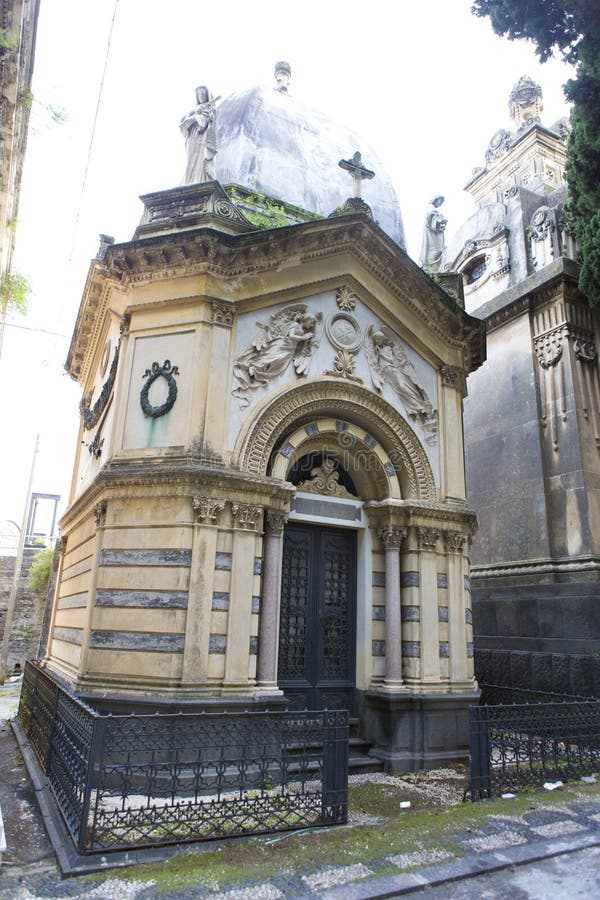 Funeral Architecture from Catania Graveyard Stock Image - Image of ...