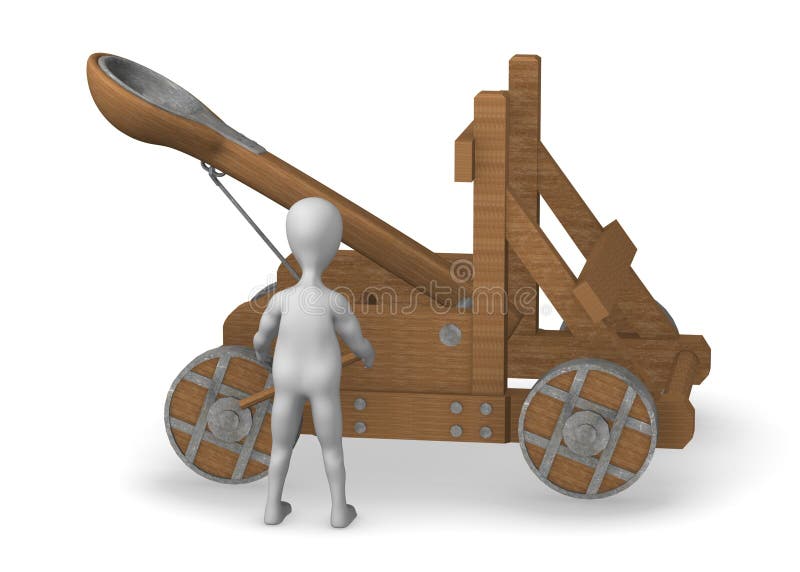 Catapult stock illustration. Illustration of medieval - 10866541
