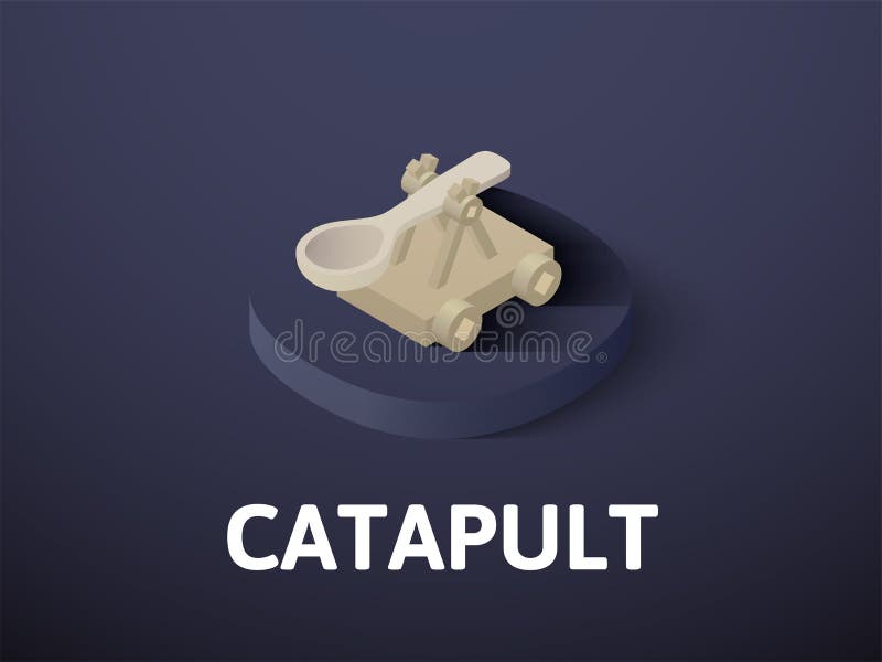 Catapult Icon In Different Style Stock Vector - Illustration of ...