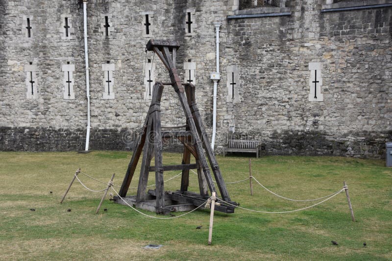 Catapult in London editorial stock image. Image of oldbritishinvention ...