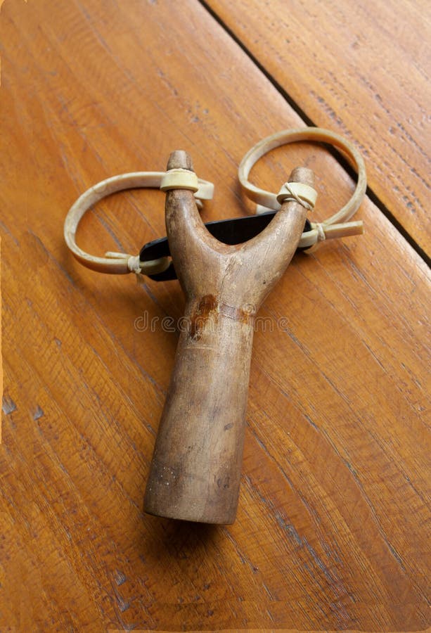 A Catapult Made Of Wood And A Ball Of Clay Stock Photo - Image of ...
