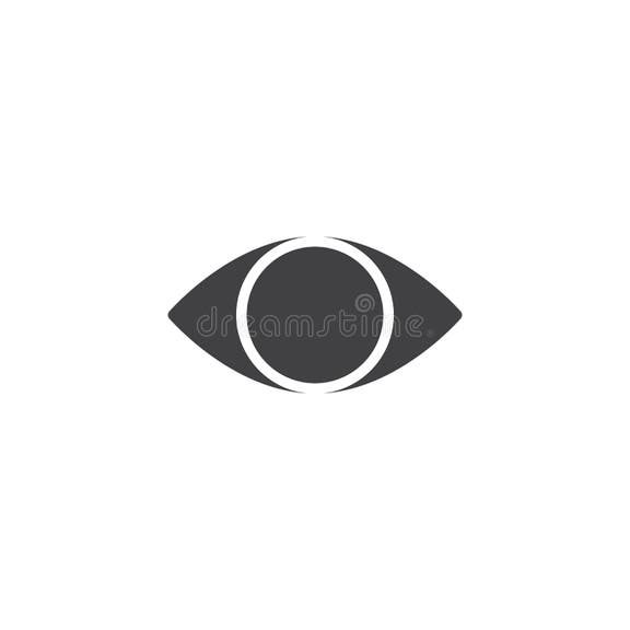 Cataract eye vector icon stock vector. Illustration of retina - 129306455