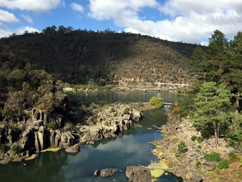 Cataract Gorge Reserve, Launceston Stock Photo - Image of west ...