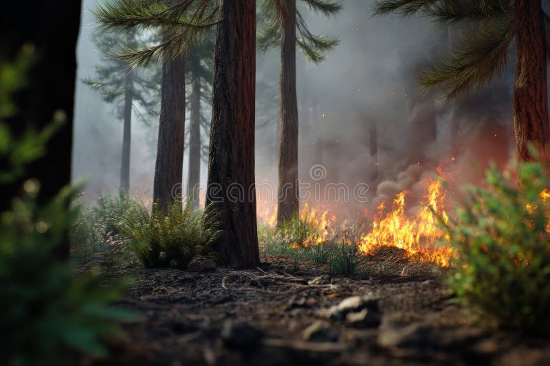 The Catastrophic Effects of Uncontrolled Forest Fires Rapidly Spreading ...