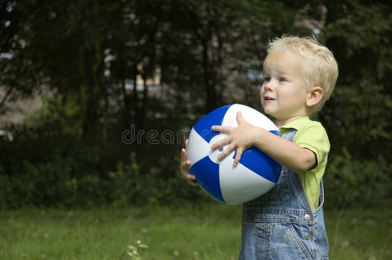 Catch the ball stock image. Image of face, child, emotion - 1321157